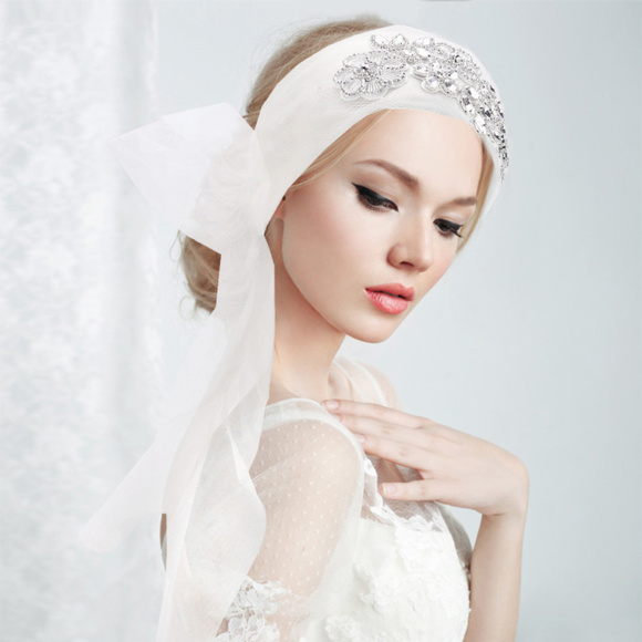 Accessories | Crystal Embellished Bridal Wedding Mesh Belt Hea | Poshmark